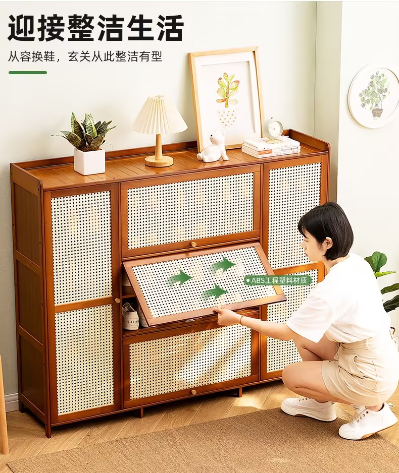 Storage Bench with Cabinets,Shoe Cabinet Storage Unit Bench | Shopee ...