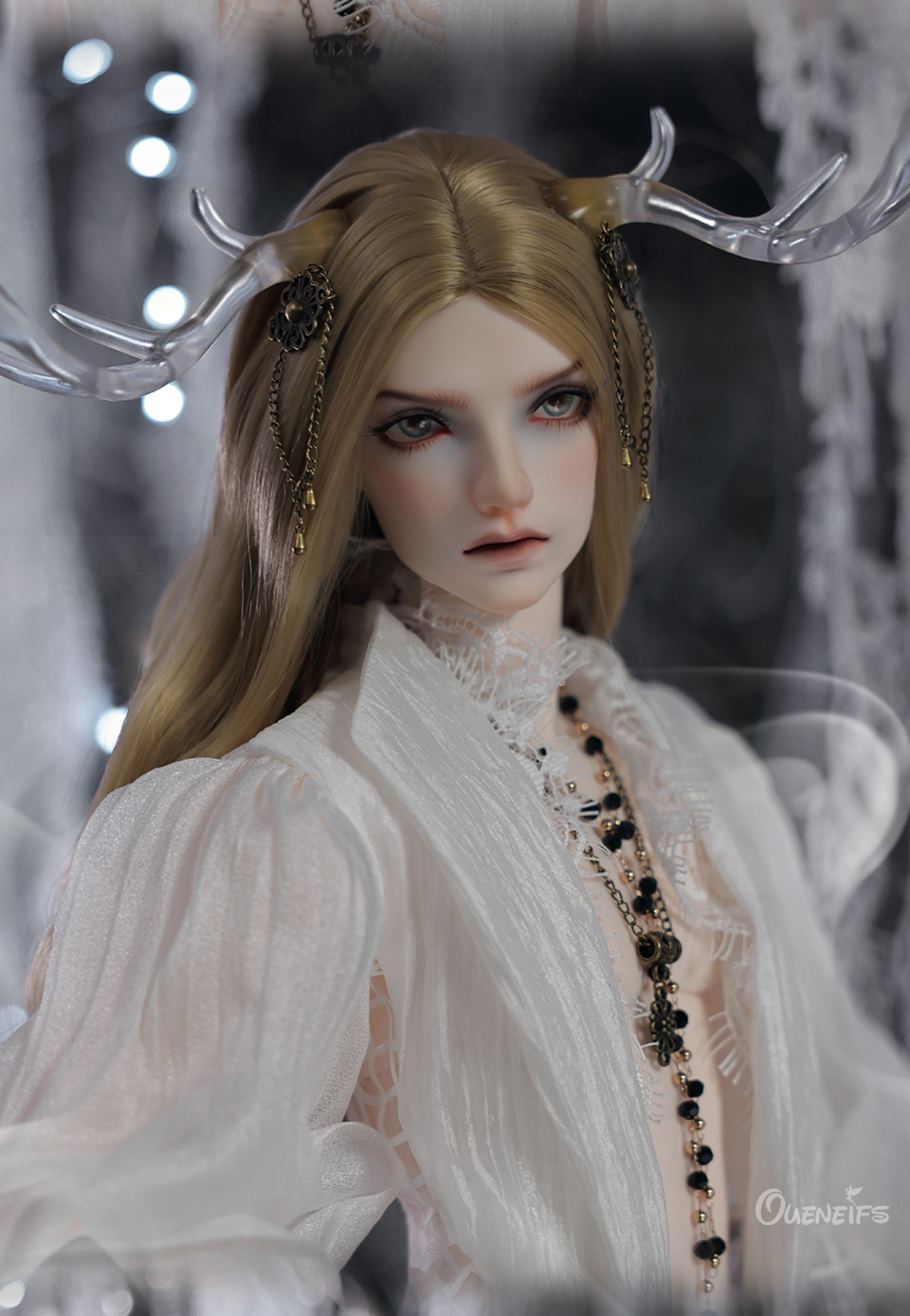Shuga Fairy Doll BJD Rozen 1/3 Resin Doll Black Cloak Godfather Toys ...
