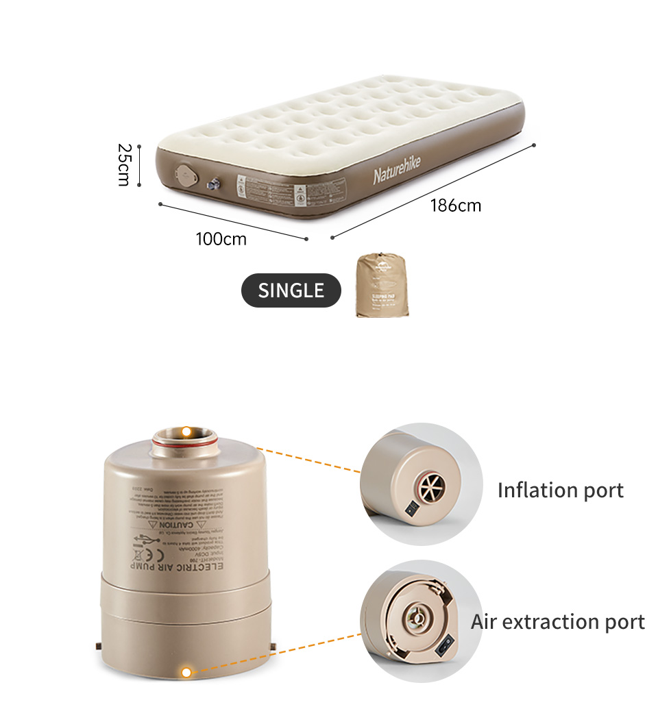 Naturehike inflatable mattress outdoor camping camping tent self ...