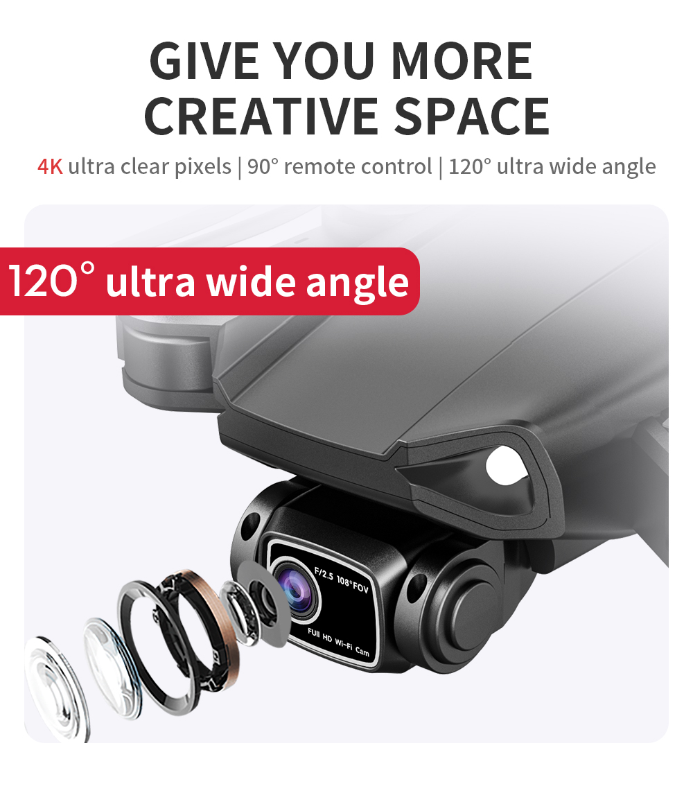 Original l900 Pro Se HD GPS Drone 4K Camera With Visual Obstacle ...