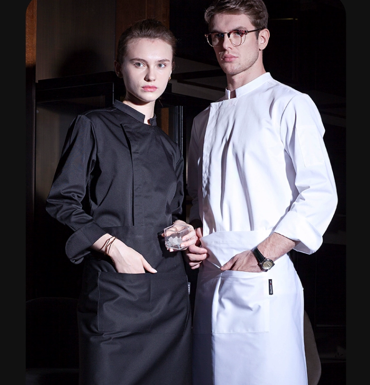 Ready Stock Chef uniform short-sleeved male restaurant hotel chef work ...