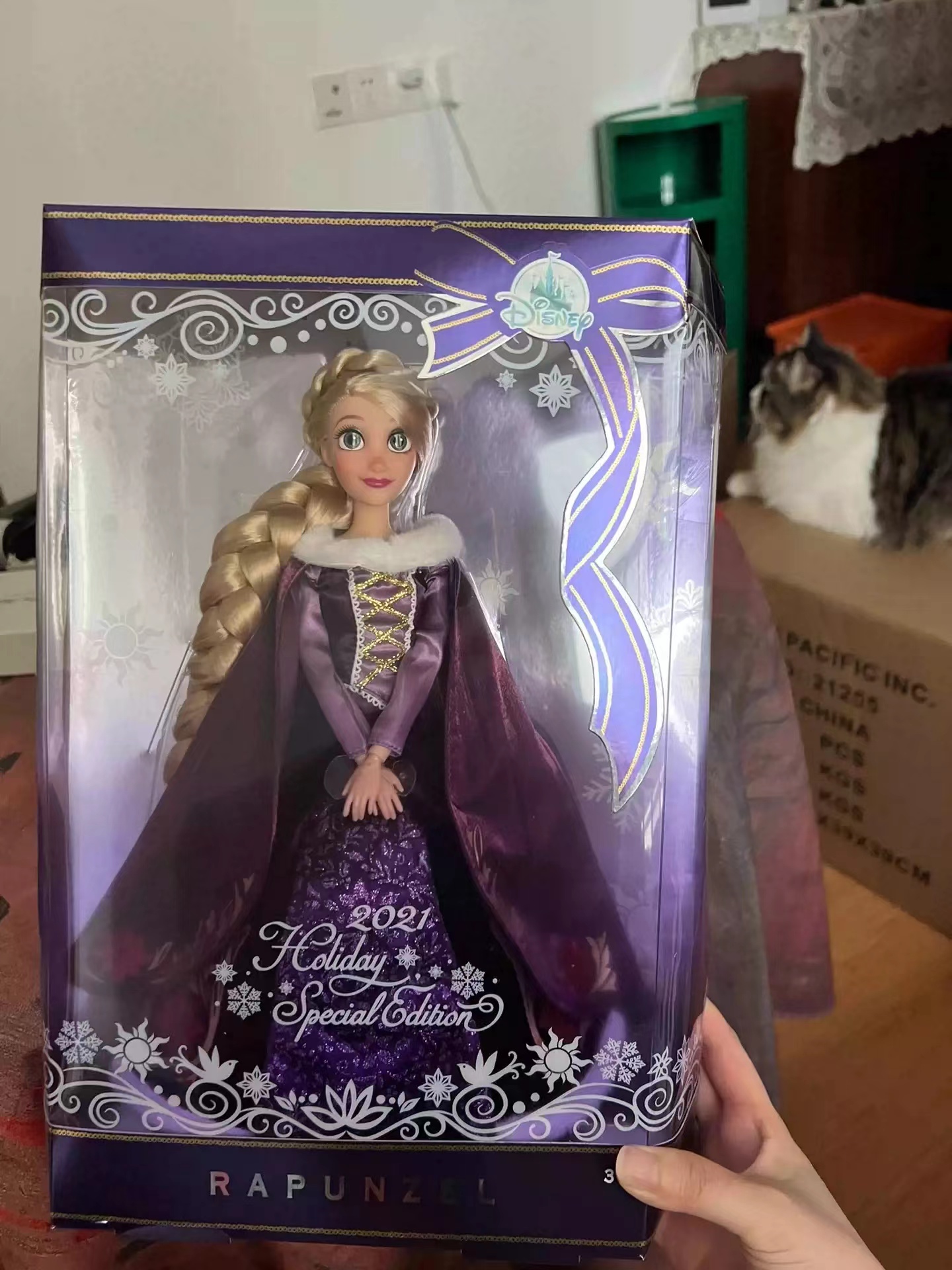 Disney 2021 Princess Rapunzel Holiday Special Edition Doll New with Box ...