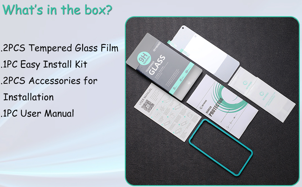 Ibywind For Nothing phone (1) 5G Screen Protector (Pack of 2),with Easy ...