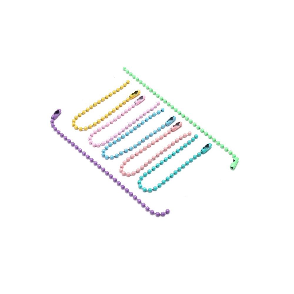 St.kunkka 20pcs/Bag Ball Keychains Label Hand Tag Connector Links Chain ...