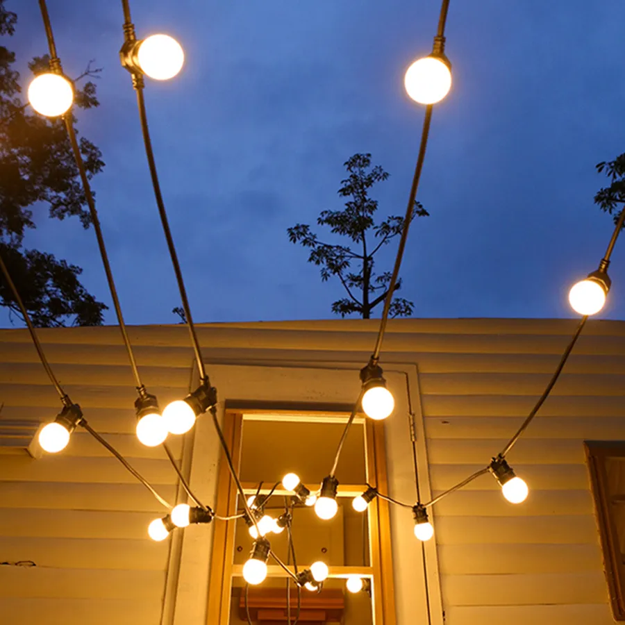️Lampu Raya G50 Round Bulb lights LED Fairy Twinkle String Lights Lampu ...
