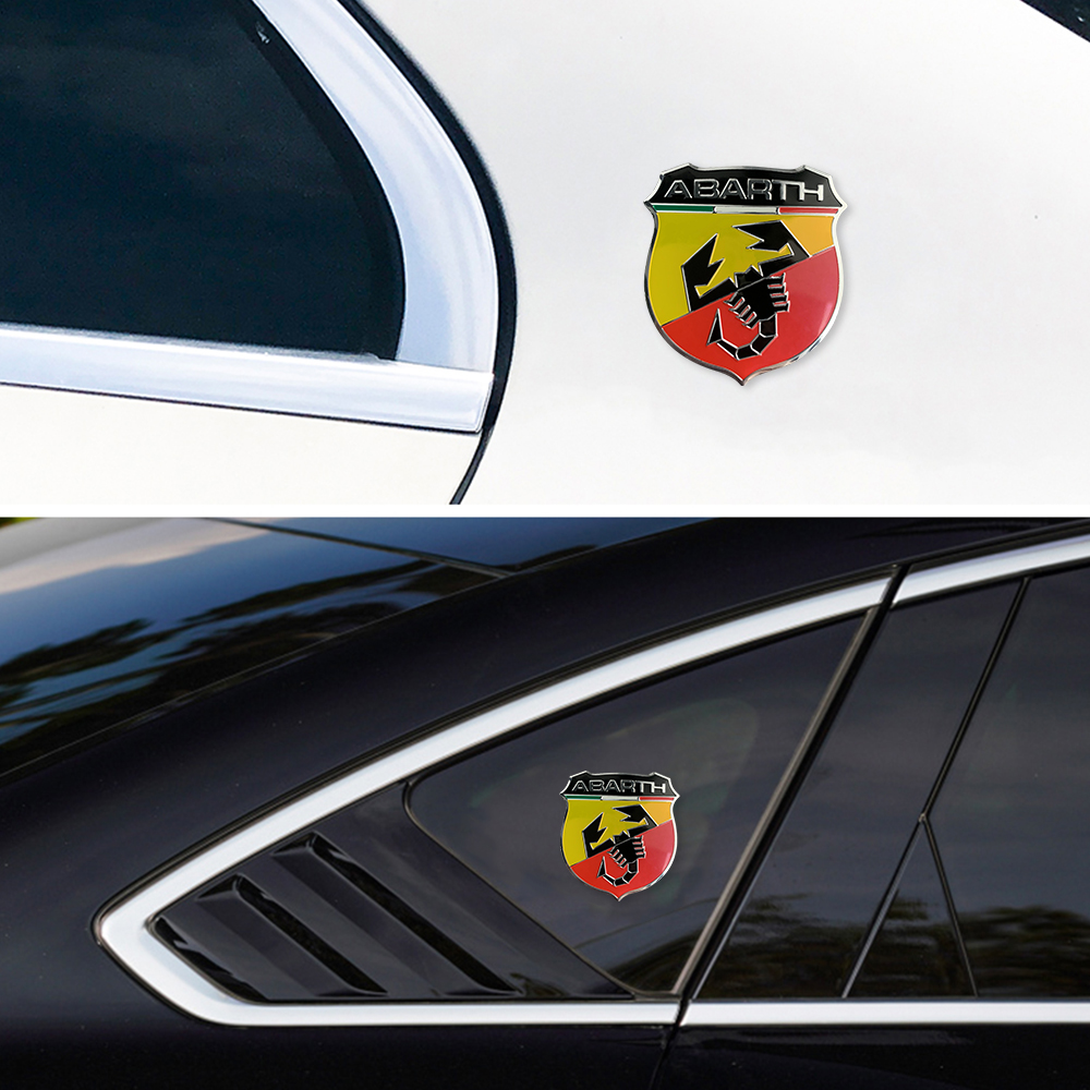 For Abarth Scorpion Car Logo Metal Emblem Stickers Personality Modified ...