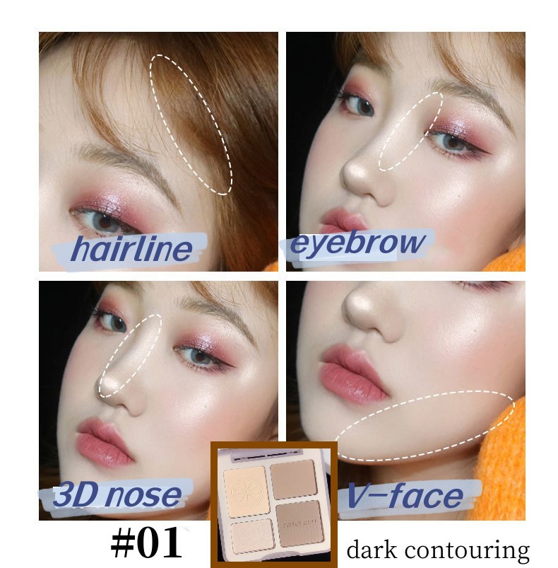 SWEET MINT Contour and Highlighting Powder Foundation Palette ...