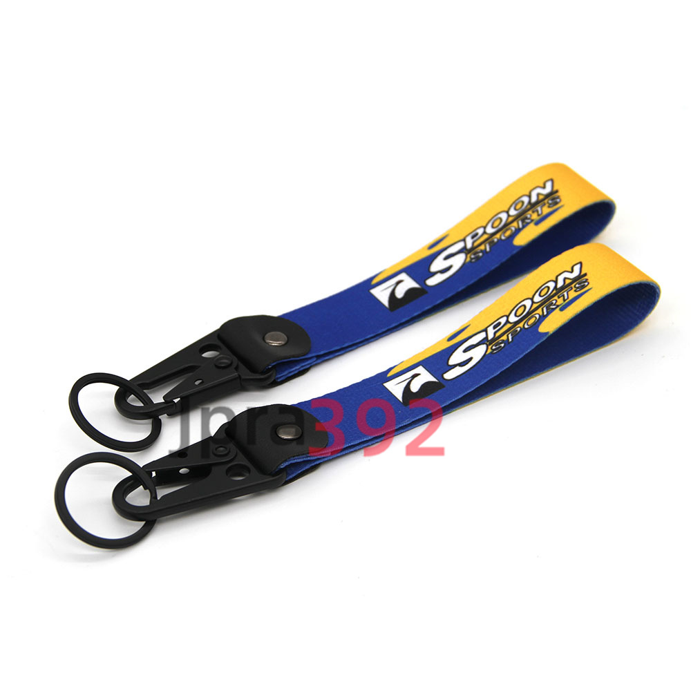 SPOON racing style keyband racing keychain JDM style nylon keyring ...
