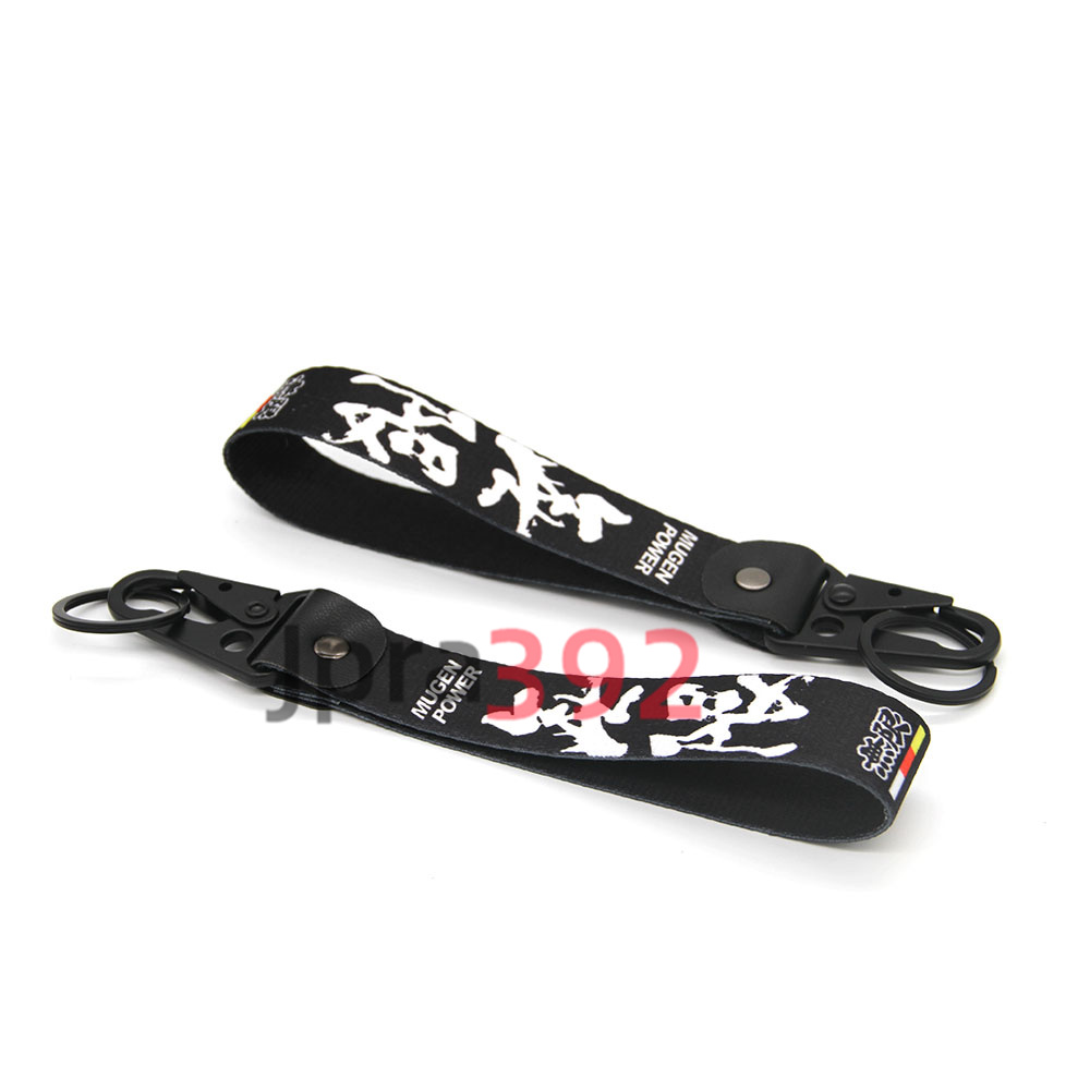 JDM car Mugen logo keychain JDM sport keyring fabric keyring drift ...