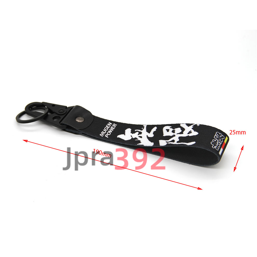 JDM car Mugen logo keychain JDM sport keyring fabric keyring drift ...