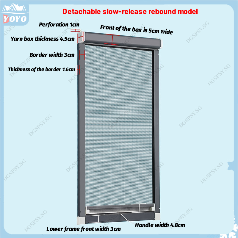 Folding screens invisible screens retractable push-pull stainless steel ...