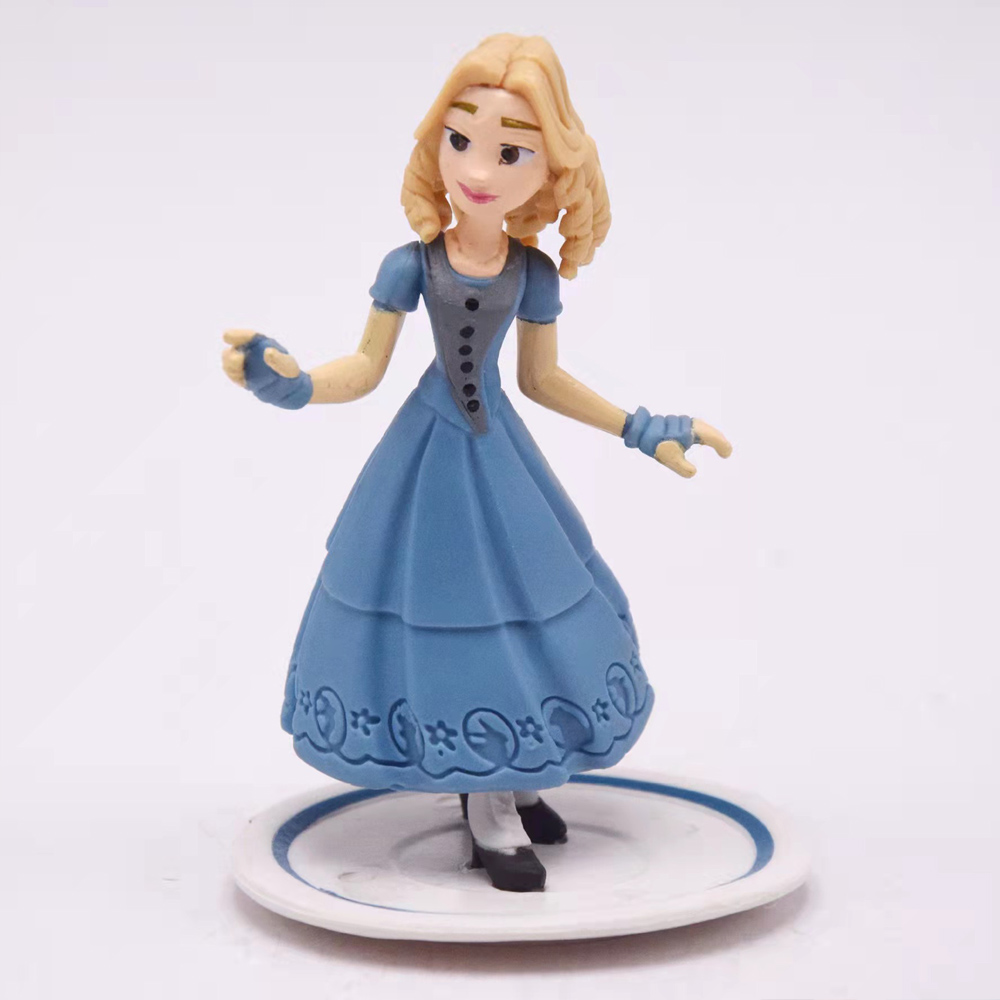 6Pcs/Set 8-10cm Disney Princess Frozen Anime Figure Elsa Mulan Anna ...