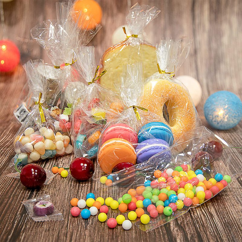 50pcs Plastic Lootbags Goodies Bags Gift Loot Bag Kids Gift Cookies ...
