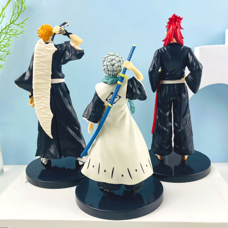 3Pcs/Set 15-18cm Bleach Anime Figure Kurosaki Ichigo Hitsugaya ...