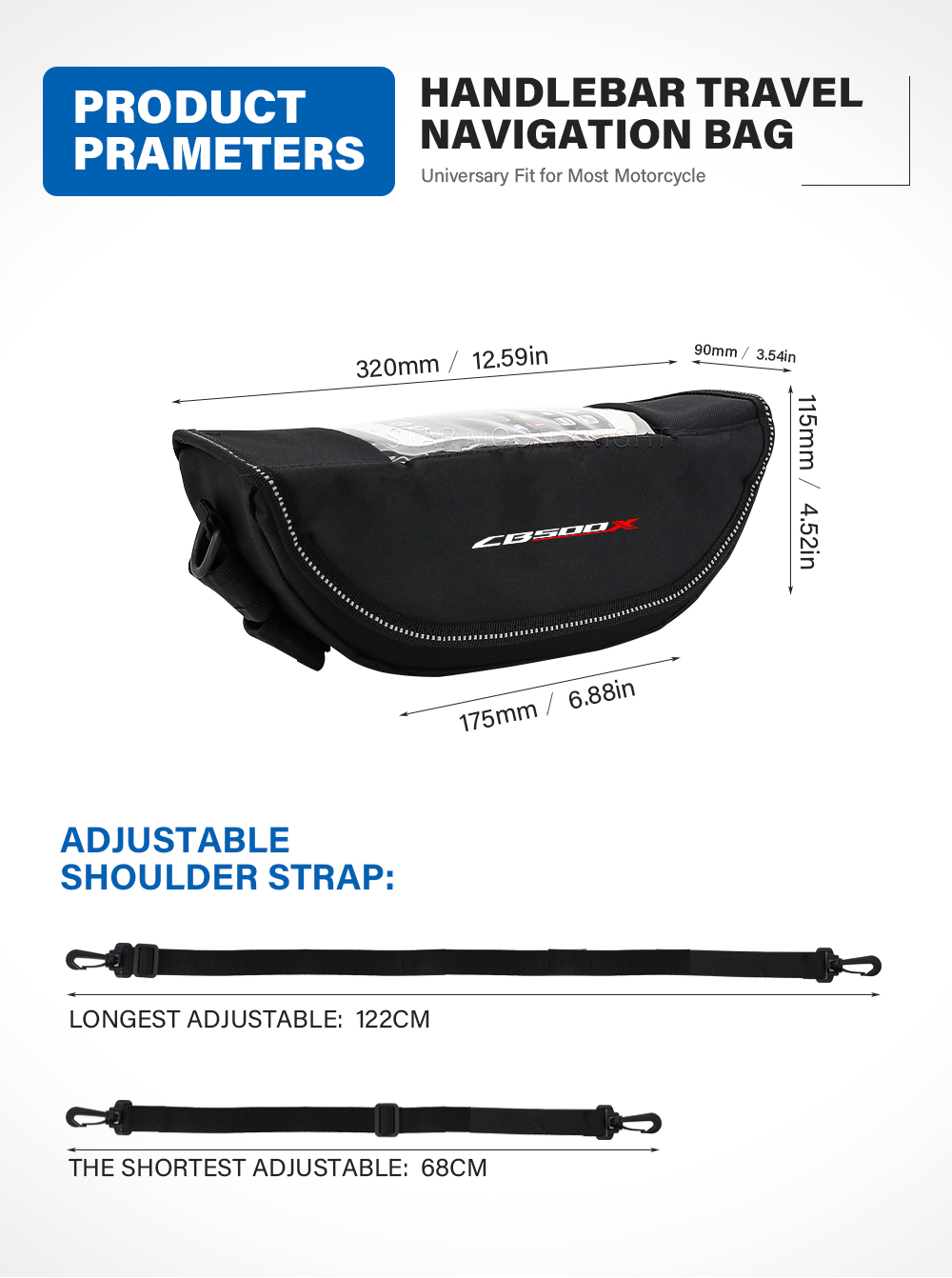 For Honda CB500X CB500F CB125F Motorcycle Accessories Waterproof Bag ...