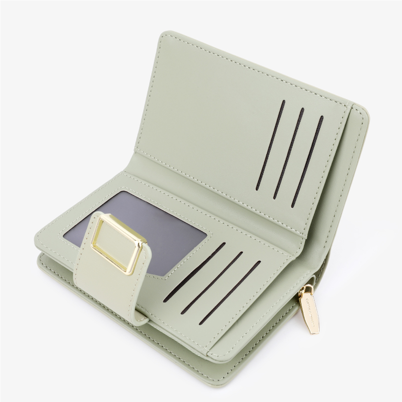 SeaGloca New Korean Fashion Mult-functional Solid Color PU Wallet For ...