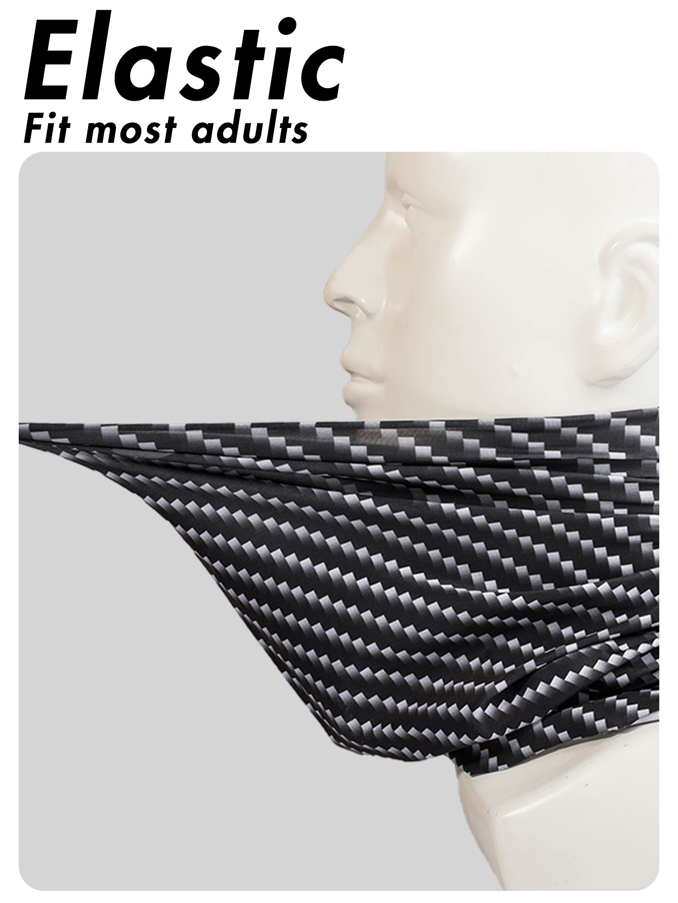 Musion Seamless Ice Silk Motorcycle Helmet Mask UPF 50+ Bandana Scarf ...