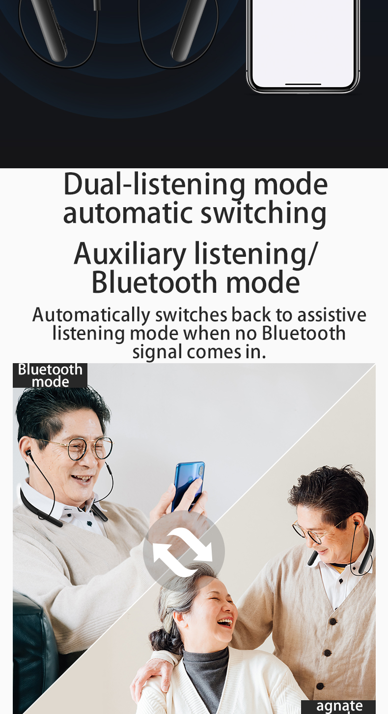 Bluetooth Rechargeable Hearing Amplifier and Aids with App control ...