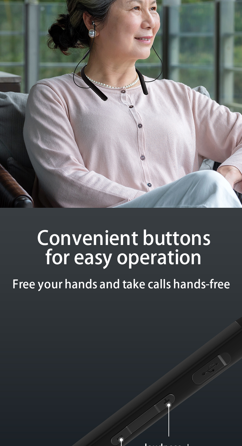 Bluetooth Rechargeable Hearing Amplifier and Aids with App control ...