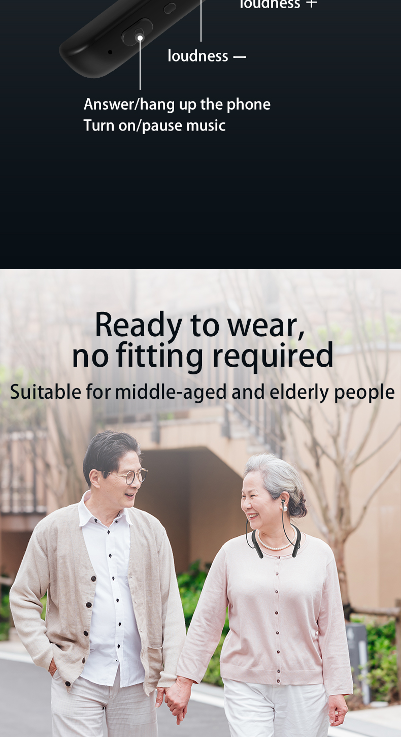 Bluetooth Rechargeable Hearing Amplifier and Aids with App control ...