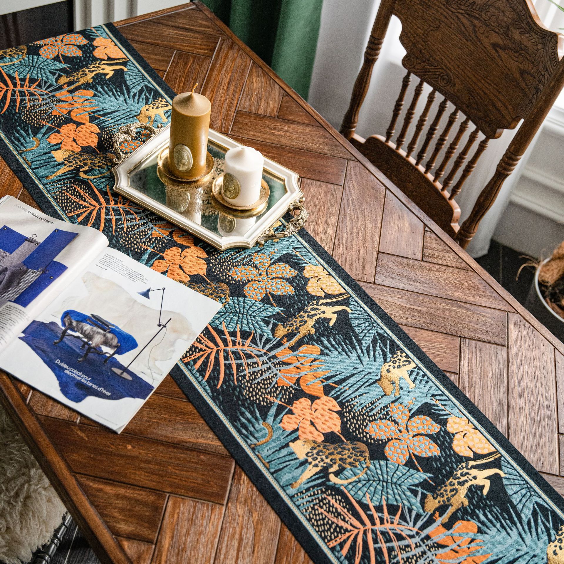 Chinese Style Table Runner for Hotel Wedding Party Decoration Thicken ...
