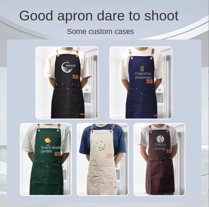 Apron woman waterproof apron coffee shop worker work suit apron ...