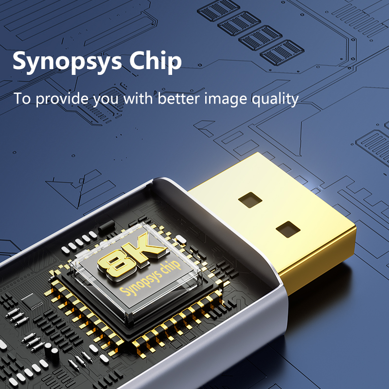 Llano 8K DP to HDMI Cable / Type-C to HDMI Cable 8K/60Hz 4K 2K Stable ...