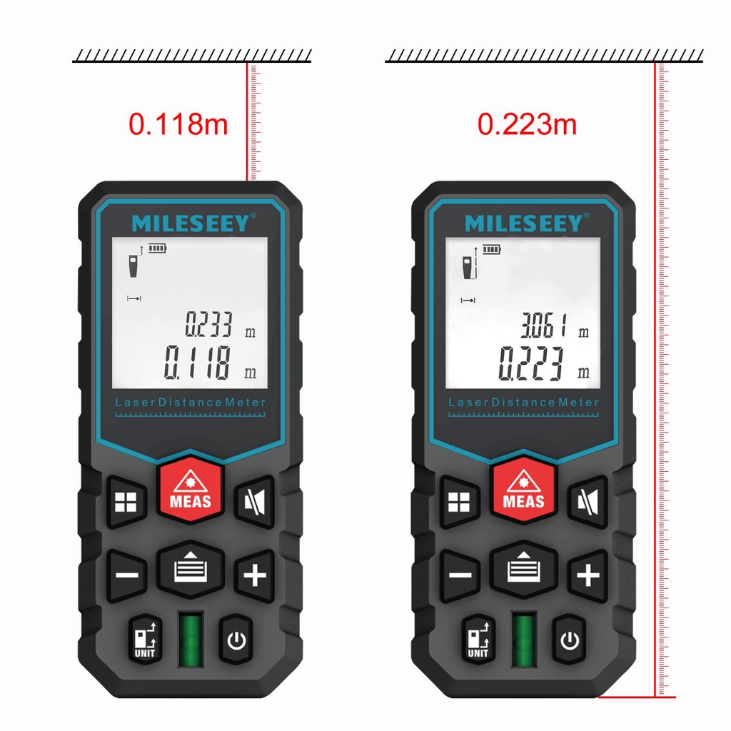 Mileseey Professional Laser Rangefinder X5 40M 60M 80M 100M High ...