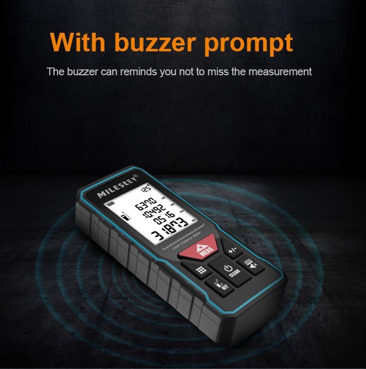 Mileseey X5 X6 Laser Rangefinder 40M 60M 80M 100M Rechargeable Gauge ...