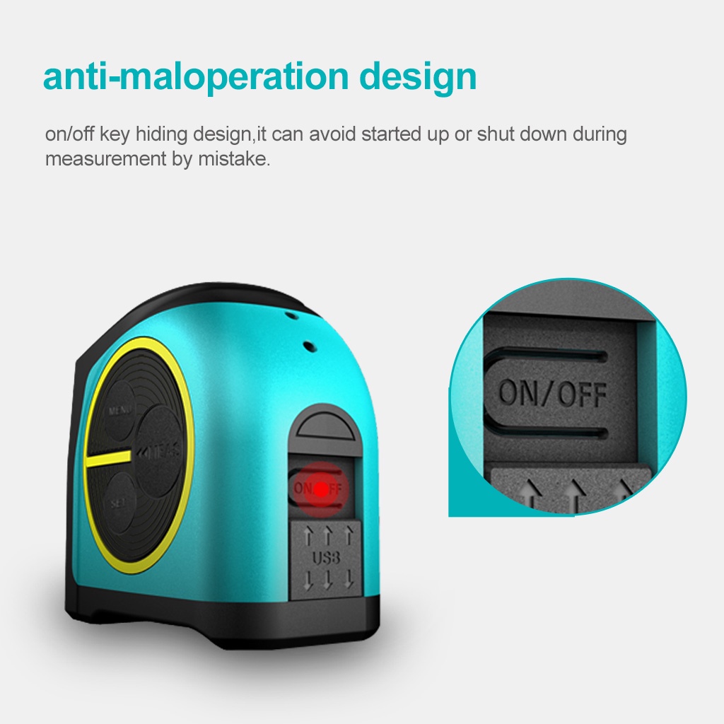 Mileseey & Dtape DT10 2 in 1 Laser Distance Meter 40m Portable Digital Rangefinder 5m Scalable ...