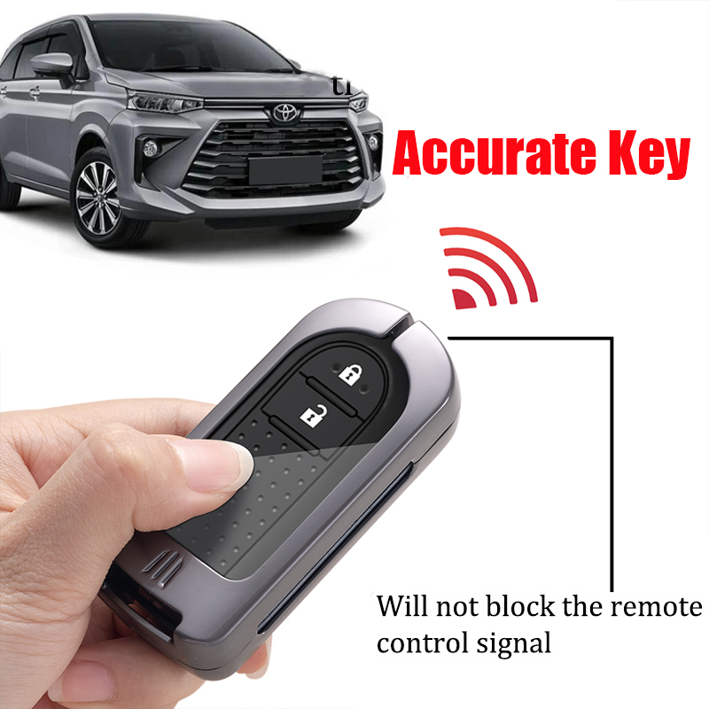 Toyota Rush Wigo 2021 - 2022 Remote Key Case Cover Metal Keychain ...