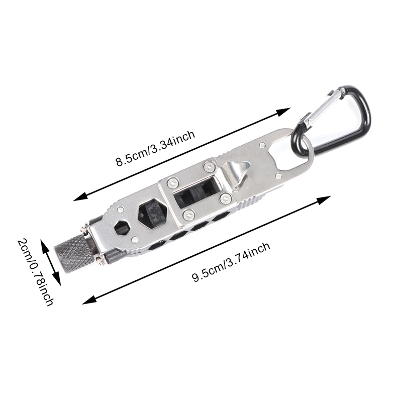 KIPRUN Multifunctional Mini Screwdriver Outdoor EDC Keychain Shape ...
