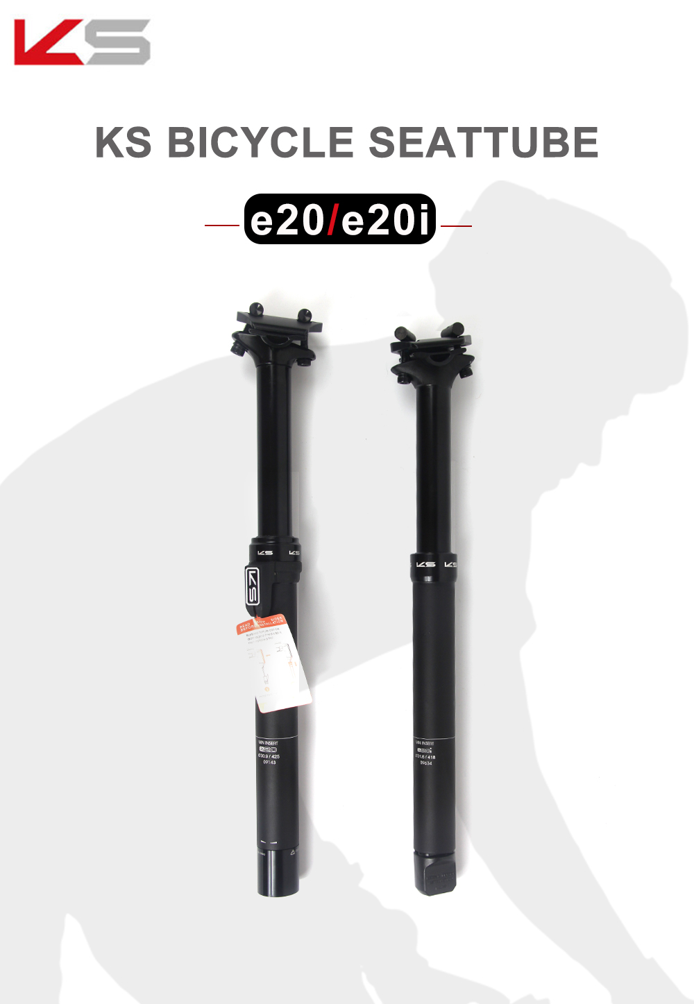KS Seatpost E20/E20-i with Remote Control Dropper Seat Post 30.9/31.6mm ...