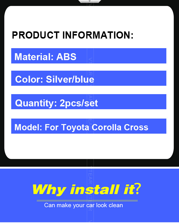 For Toyota Corolla Cross 2021 2022 2023 2024 Body kit Front Fog light ...