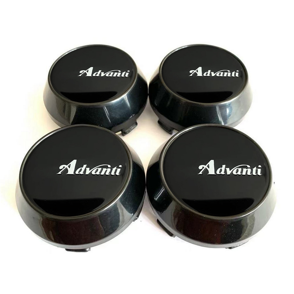 4pcs 60MM/64MM/65MM/68MM/69MM Advanti Silver Logo Car Automobile Sports ...