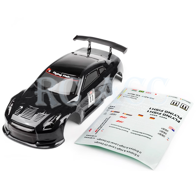 RC Original PVC Body Shell Drift Car Shell w/Sticker for 1/10 HSP 94123 ...