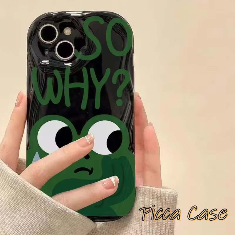 Cartoon Cute Funny Crocodile Dinosaur Frog Phone Case Compatible For ...