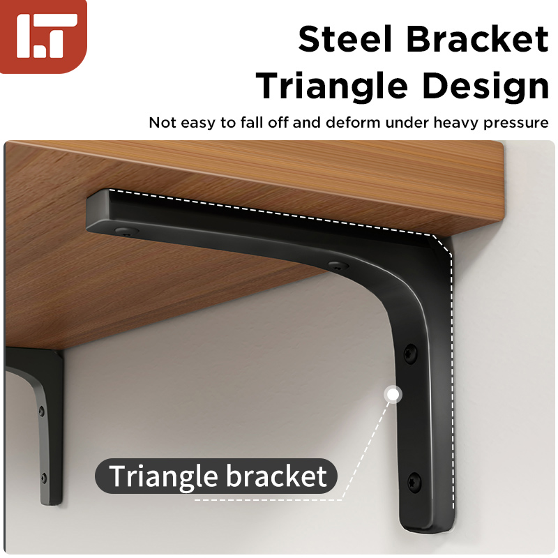 Floating Wall Mount Shelf Home Living 40cm/60/cm/80cm/100cm Rak Hiasan ...
