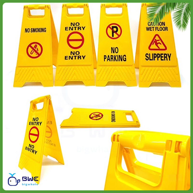 【Fast delivery】SLIPPERY WET FLOOR CAUTION SIGN BOARD NO ENTRY SIGN ...