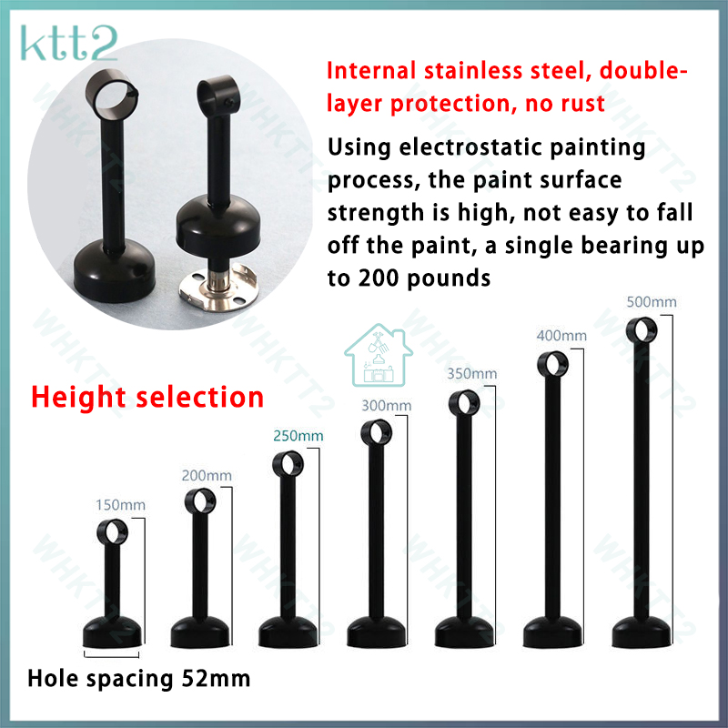 Stainless steel clothes drying rod balcony fixed hanging rod 28 ...