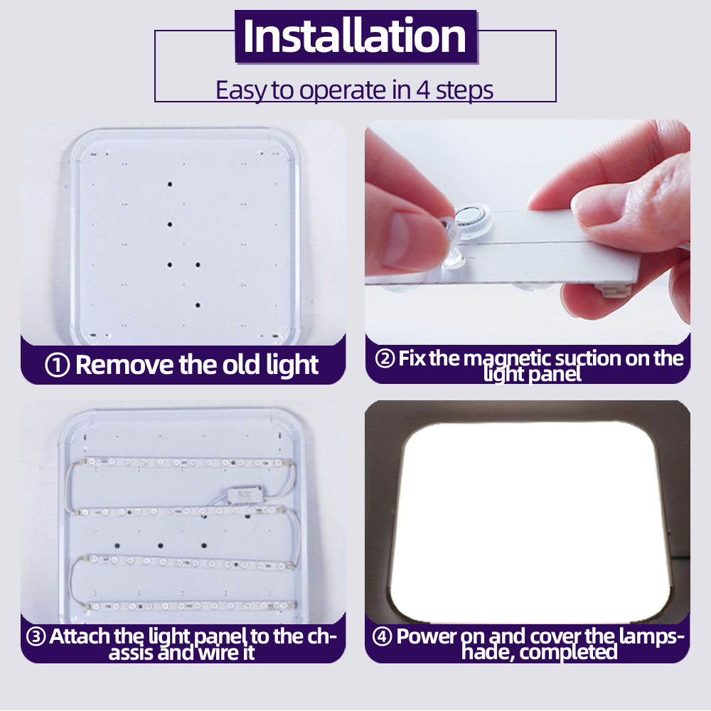 Super Bright LED Ceiling Light Replacement Module 220v Strip Panel Board 15cm 22cm 31cm 40cm ...