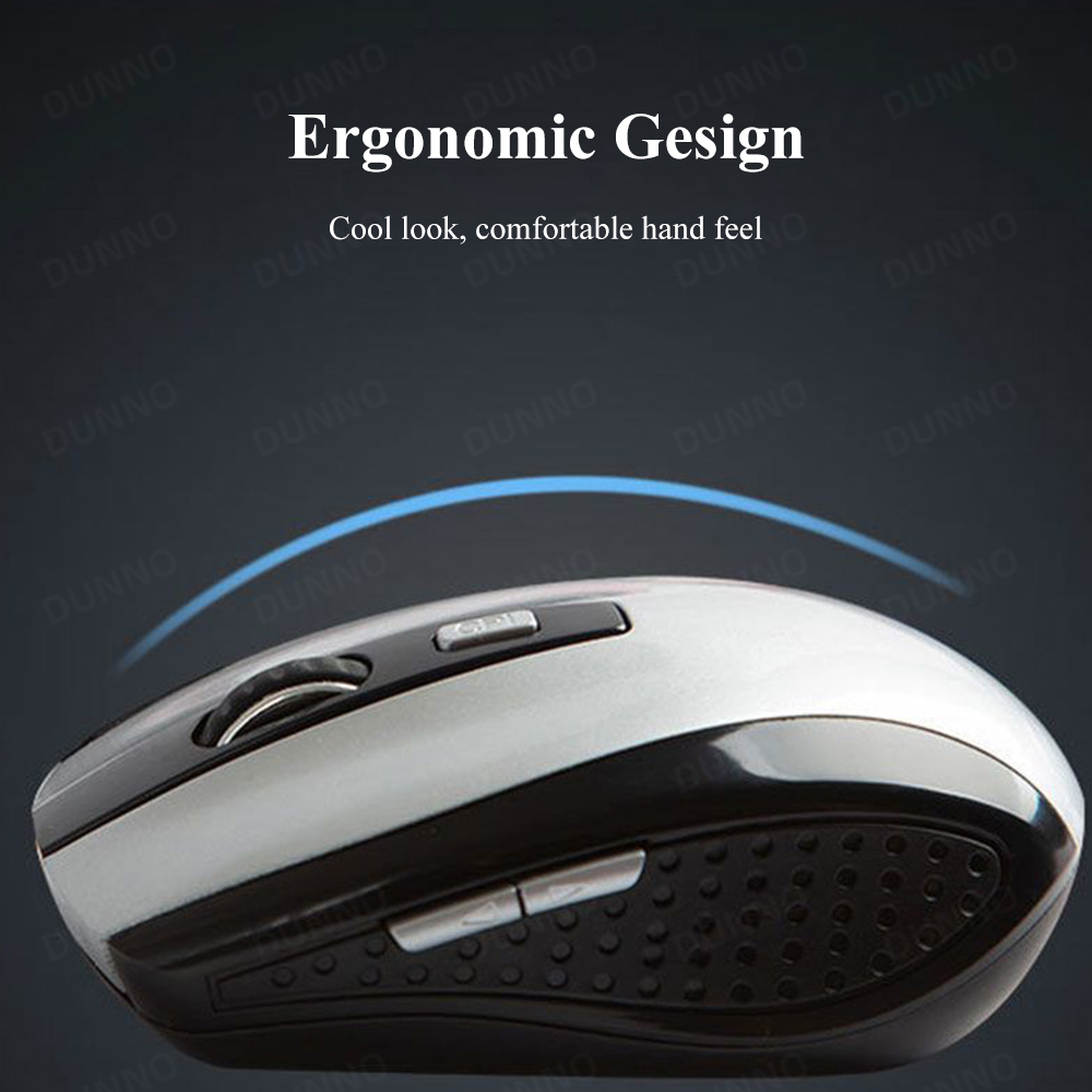 Wireless Mouse 2.4G USB Computer Mouse Compact Optical Cordless Mouse 6 ...