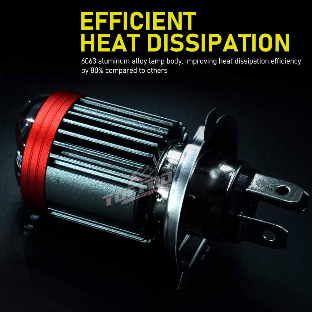 2023 Newest Super Bright Dual Color Yellow White Dual Lens H4 HS1 H6 ...