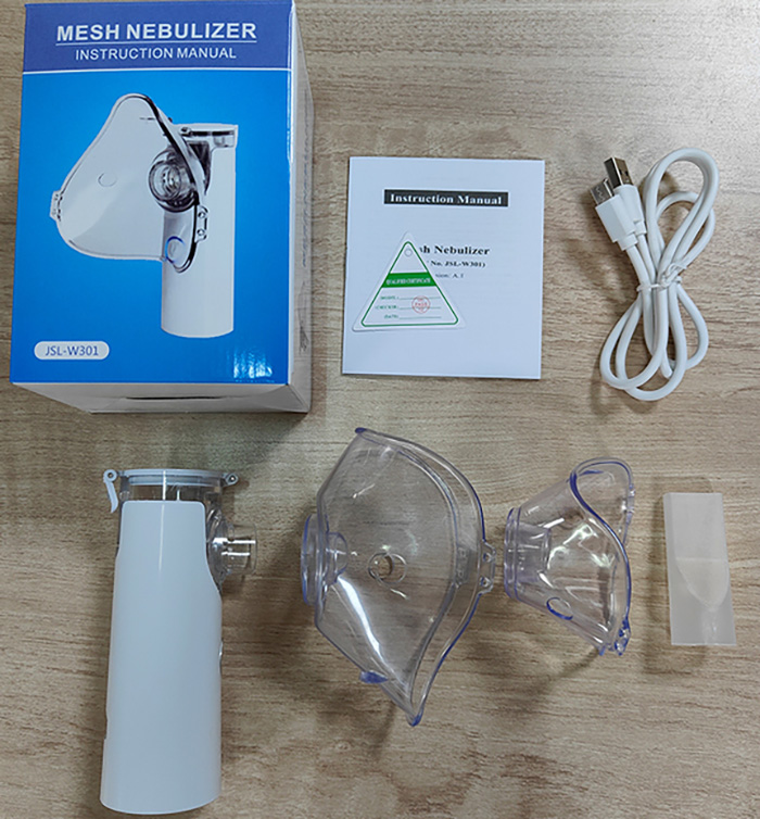 Silent Mesh Handheld Nebulizer Machine Medical Asthma Inhaler Atomizer ...