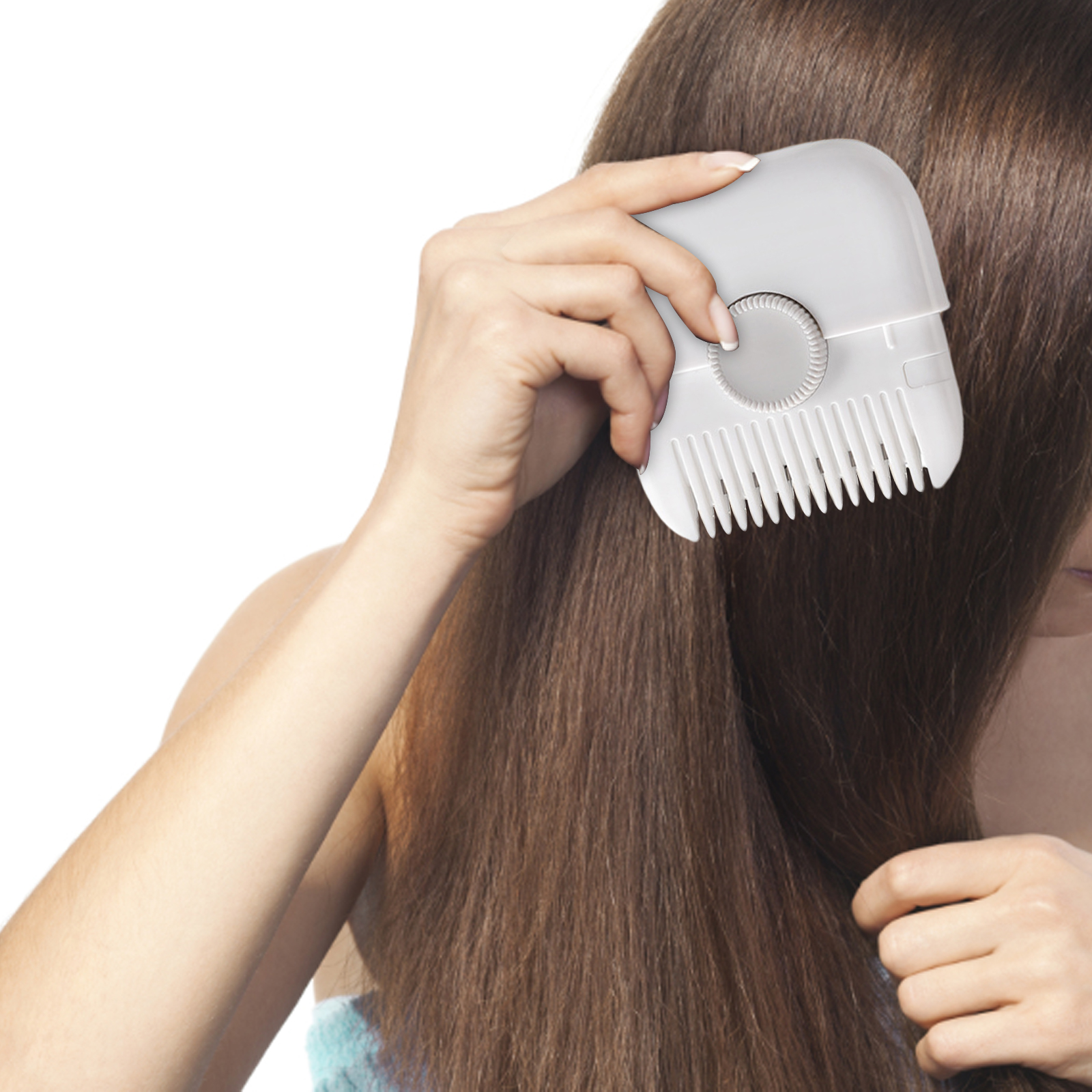 Hair Cutting Comb Mini Hair Trimmer 2 in 1 Thinning Hair Haircut Hand ...