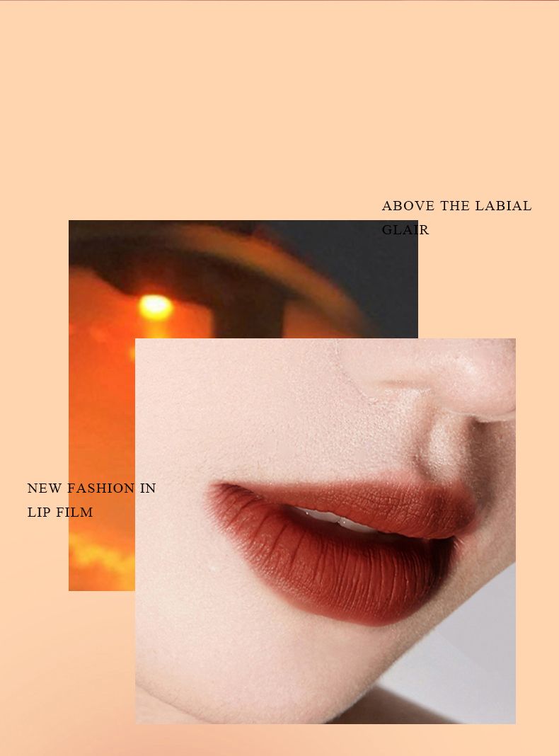 Pumpkin Lip Tint Sexy Red Heart Shape Orange High Pigmented Liquid ...