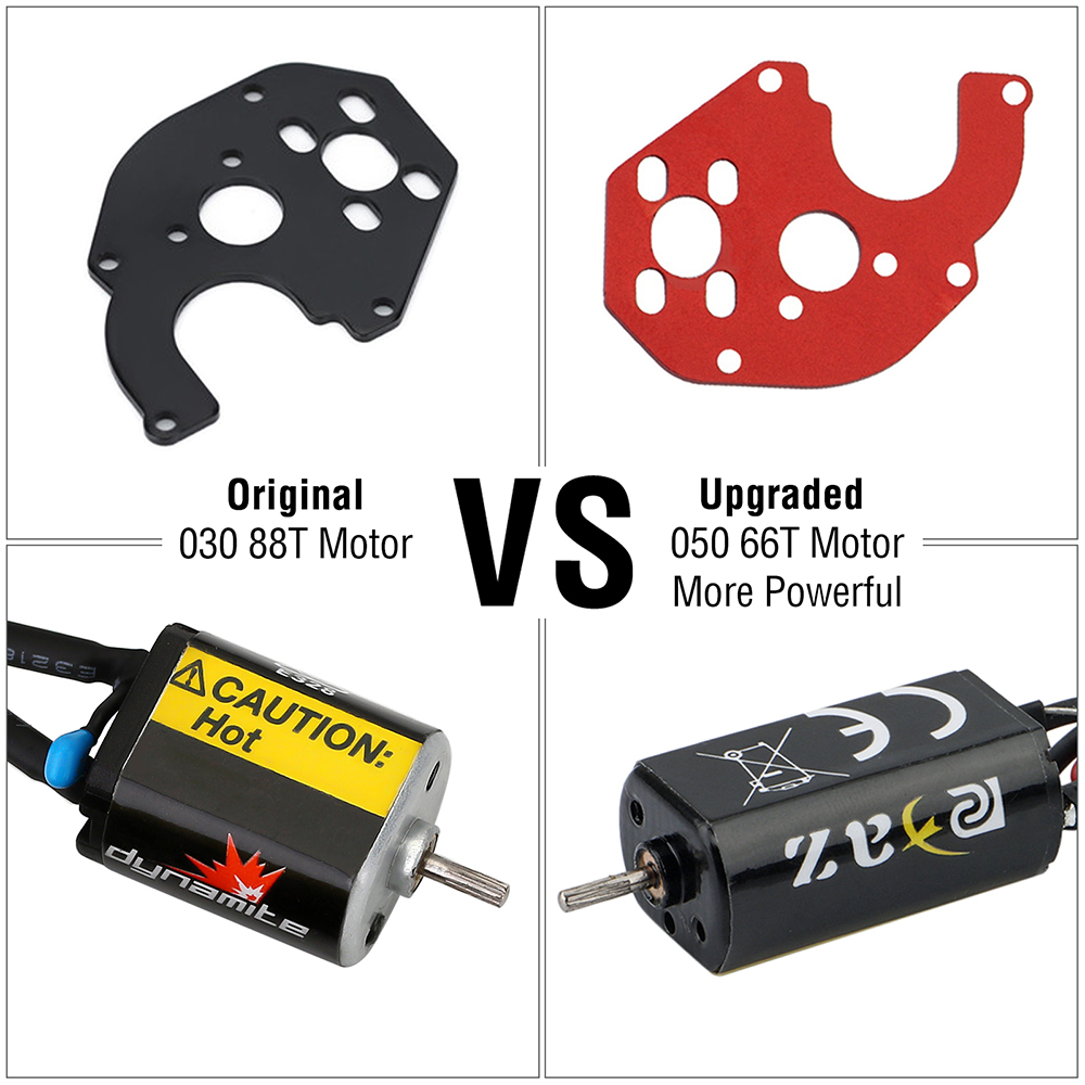 SCX24 Motor Upgrades Kit For 1/24 RC Crawler Axial Scx24 Brushed Esc ...