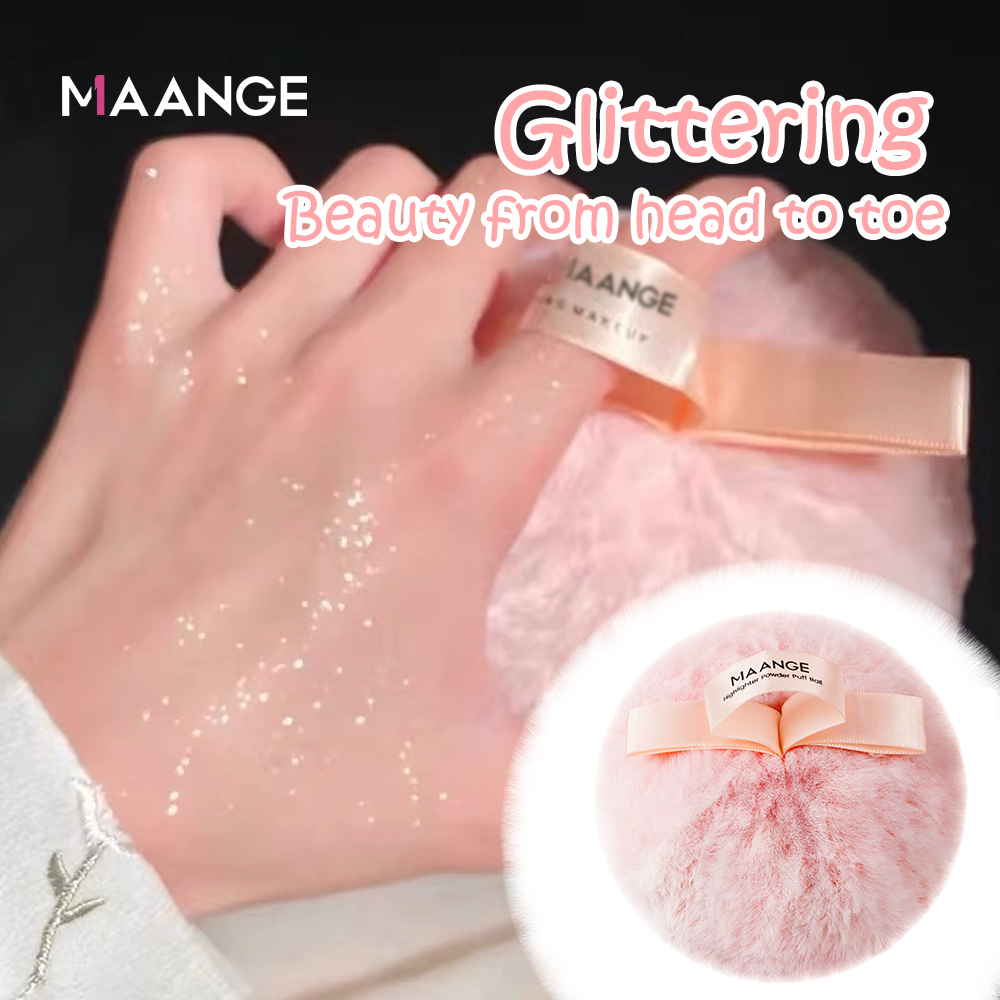 MAANGE Soft Highlight Ball High Gloss Powder Puff Including Highlights ...