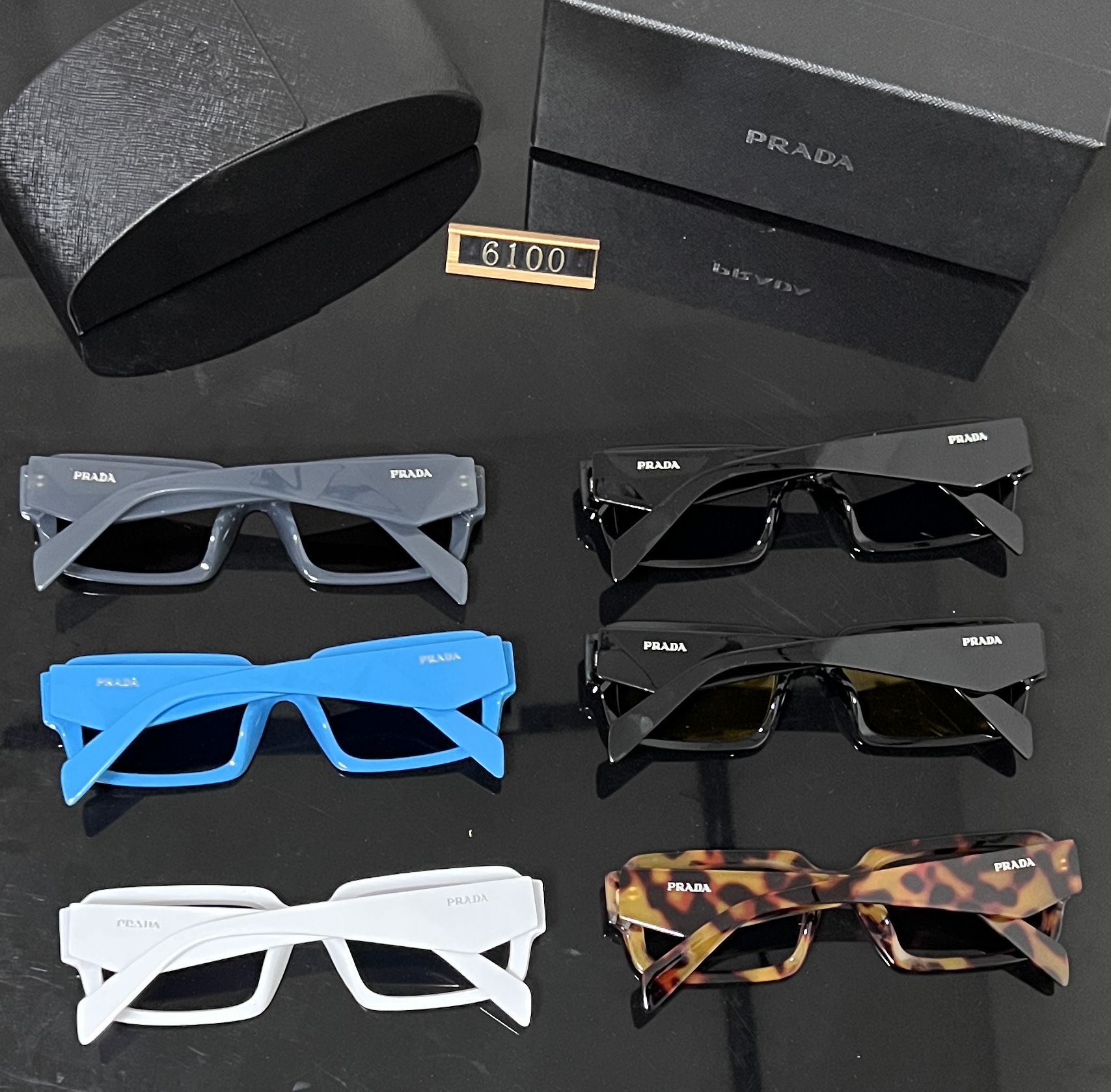 2023 brand luxury fashion men's rectangular small frame sunglasses ...