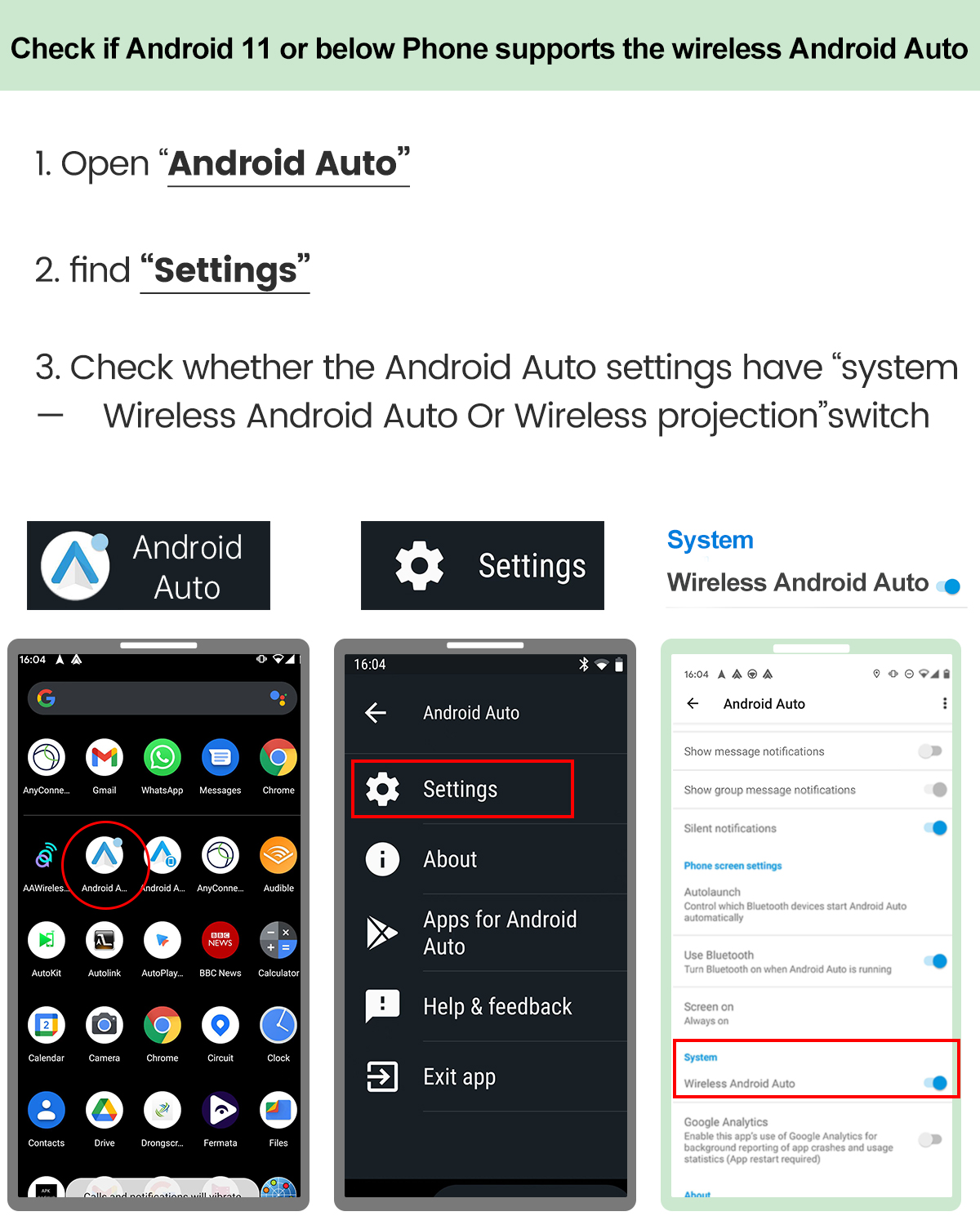 Carlinkit A2A Convert Wired Android Auto to Wireless Android Auto Plug ...